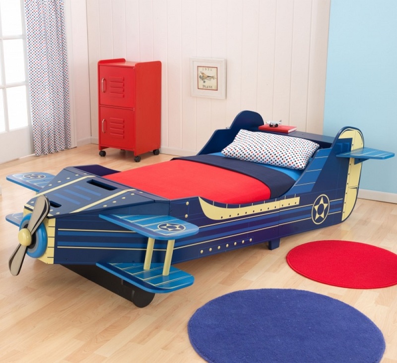 Patut pentru copii in forma de avion Kidkfat Airplane