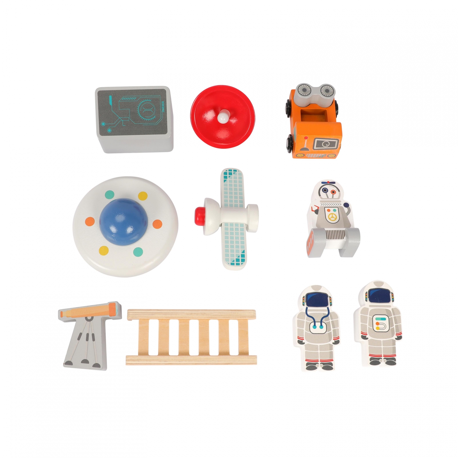 Racheta spatiala din lemn - statie spatiala Hape Discovery Space Center