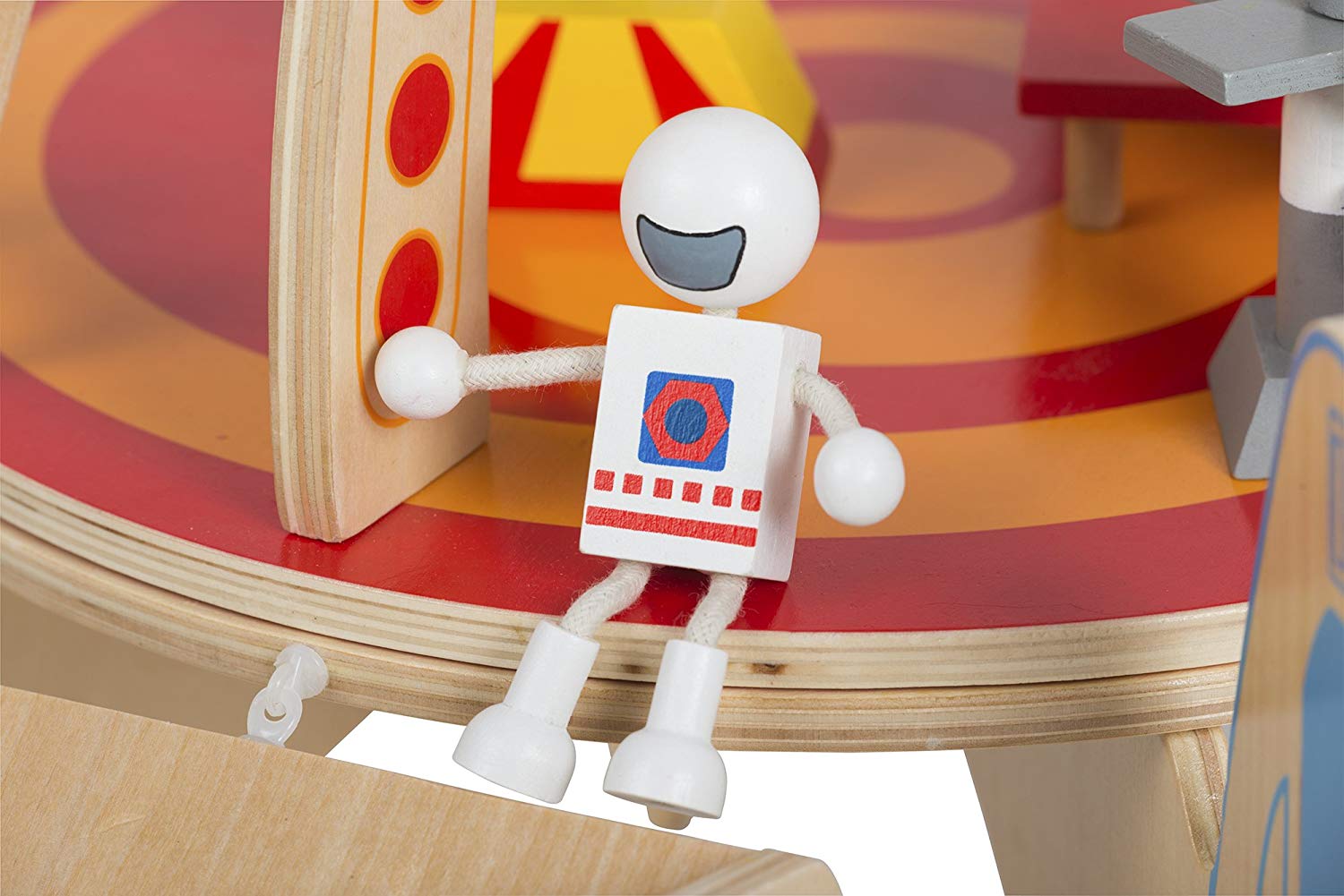 Racheta spatiala din lemn - statie spatiala Super Rocket Space Ship